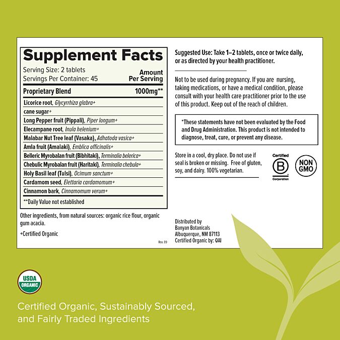 Lung Formula tablets – Hale Pule LLC